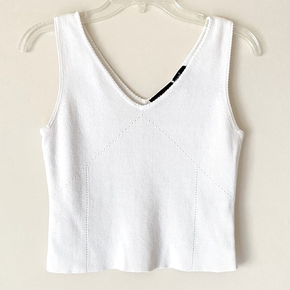 Jamie Scott | Tops | Jamie Scott Womens White Tank Top S Preowned ...